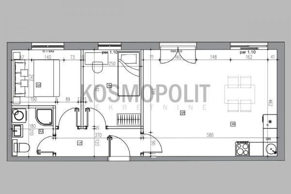 Aleksandra Bugarskog, Dvoiposoban stan na prodaju, 60m2, 119.500€