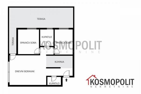 Pregrevica, Dvoiposoban stan na prodaju, 67m2, 221.100€