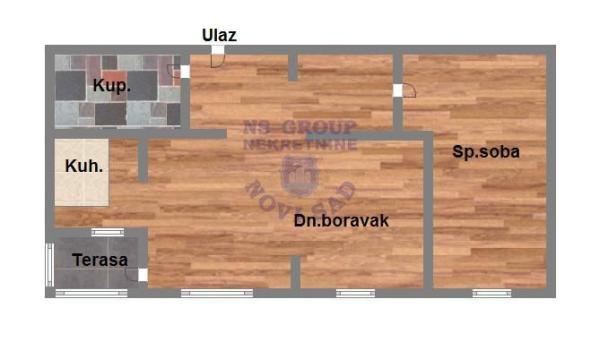 Dvosoban stan na prodaju, 45m2, 112.170€