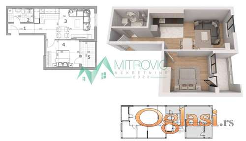 Veternik - Jednoiposoban stan - povrat PDV-a