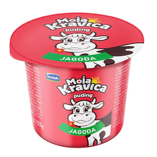 Puding jagoda Moja Kravica 125g