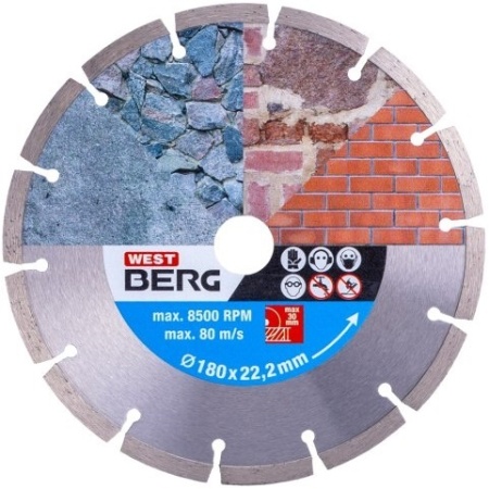 Rezna ploča dijamantska segmentna 110-230mm WESTBERG