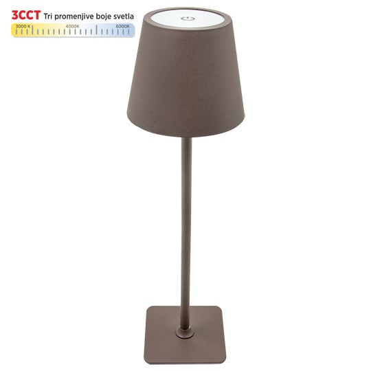 STONA LAMPA M6002-BR LED 2W/CCT TOUCH BRAON IP20 MITEA 90672