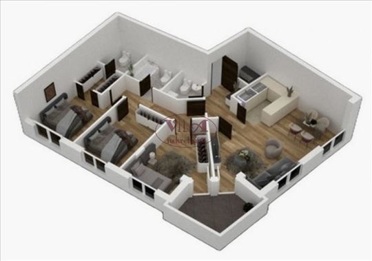 Novi Sad, Telep, Prelep četvorosoban stan sa povra