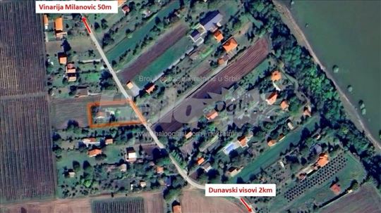 Kuća za odmor 75m2,12ar, Banovci-Slankamen vlasnik