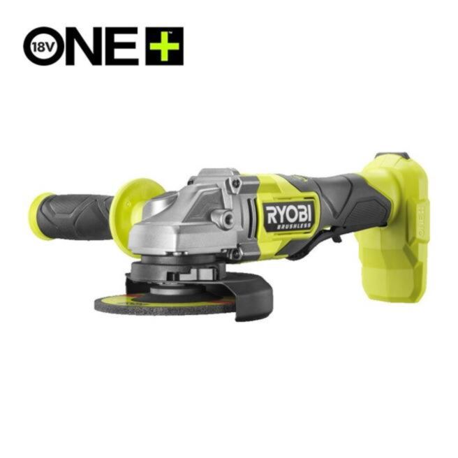 RYOBI AKU. UGAONA BRUSILICA, BEZ ČETKICA 125MM 18V ONE+™ RAG18BL-0