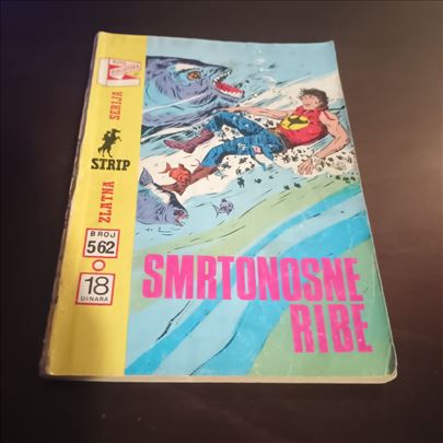 Zagor Zlatna serija 562 Smrtonosne ribe vrlo dobar