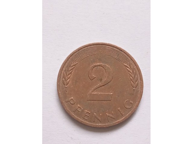 2 Pfennig 1982.g - J - Nemačka -