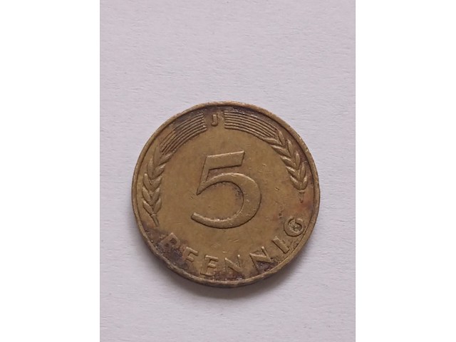5 Pfennig 1971.g - J - Nemačka