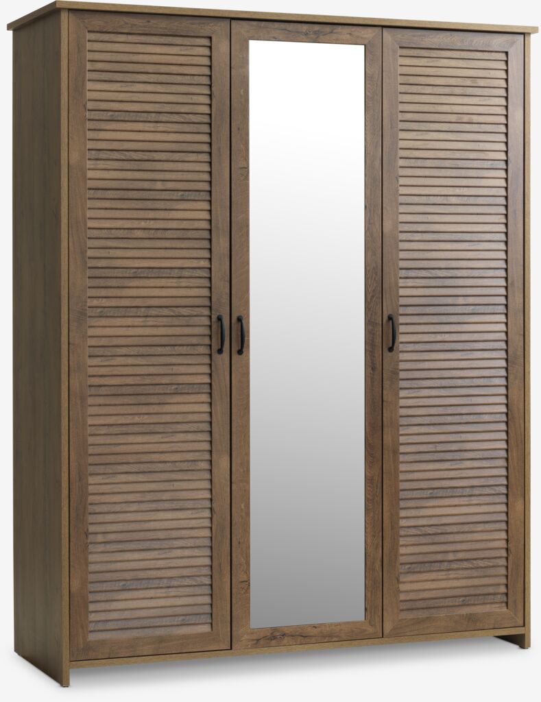 Ormar MANDERUP 166x210 3 vrata divlji tamni hrast boja
