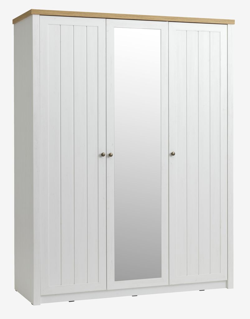 Ormar MARKSKEL 162x210 bela/divlji natur hrast boja