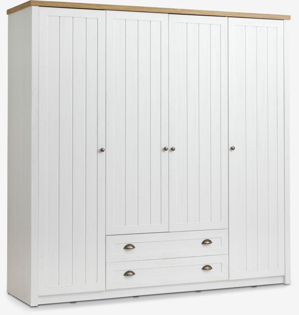 Ormar MARKSKEL 212x210 bela/divlji natur hrast boja