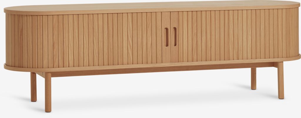 TV-komoda LYNGVIG 160cm 2 rolo vrata natur hrast