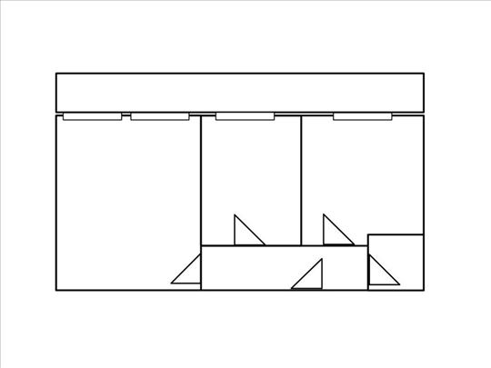 Blok 21, Ušće dvosoban 53 m2 (terasa)