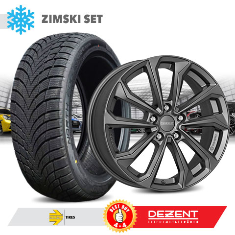225/60 R17 SET Z MOMO + DEZENT KS GM 5/114.3 + TPMS