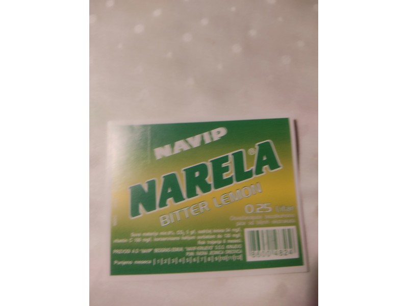 NAVIP NARELA BITTER LEMON 0,25 L 2001-2006.