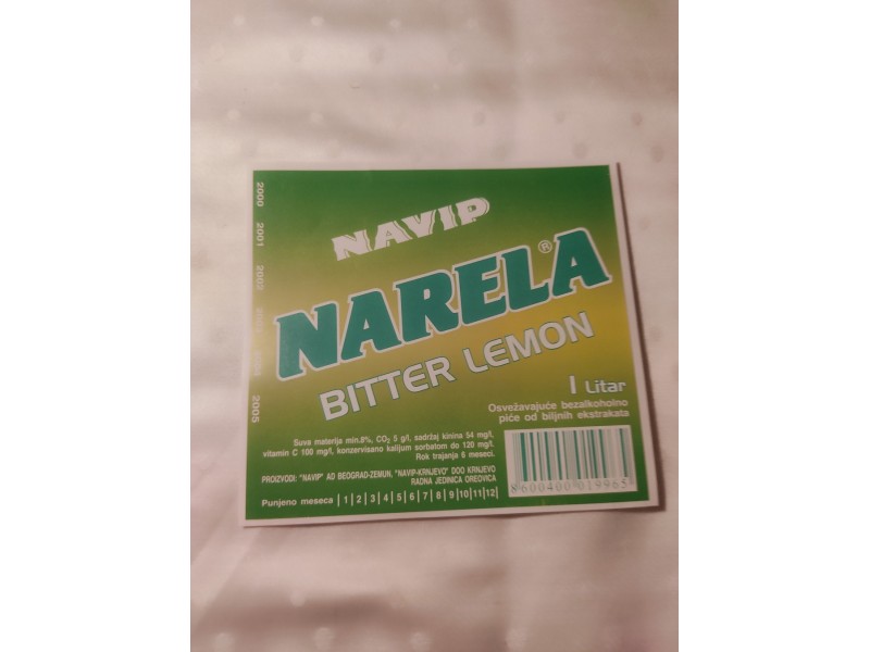 NAVIP NARELA BITTER LEMON 1 L 2000-2005,