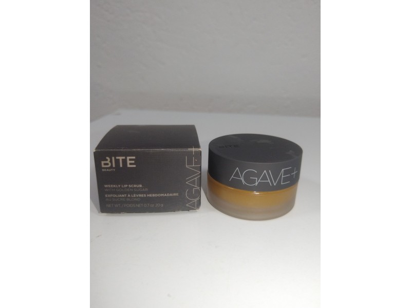Bite beauty weekl lip scrub AGAVE golden sugar
