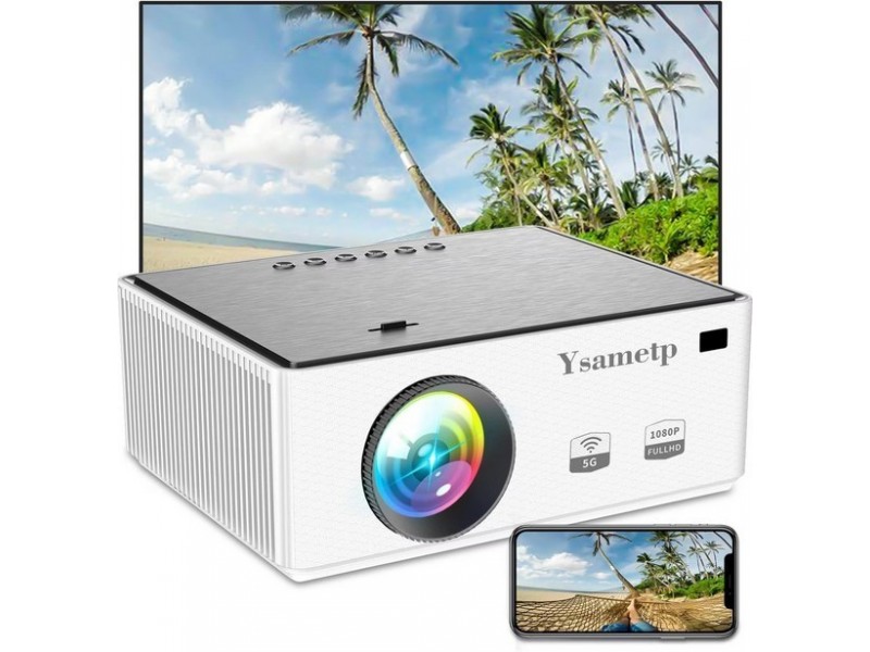 **VRHUNSKI PROJEKTOR 5G WiFi, FULL HD,10000 lm,BLUTUT*