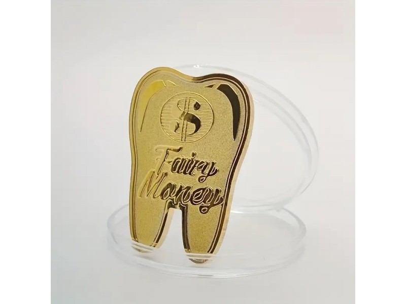 Zubic Vila novcic Gold Tooth Fairy NOVO
