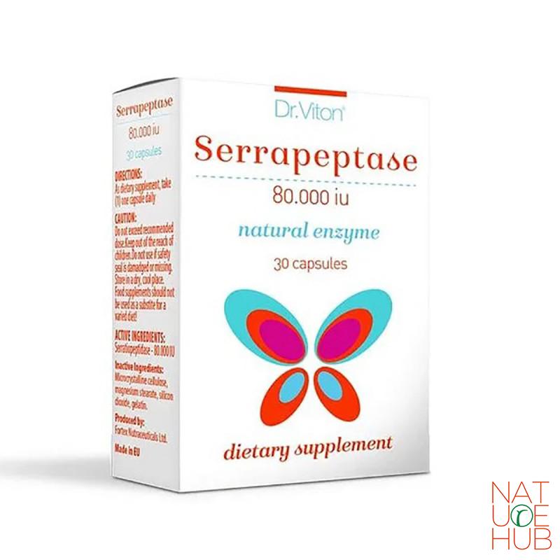 Serrapeptase enzim, Dr. viton 30 cps