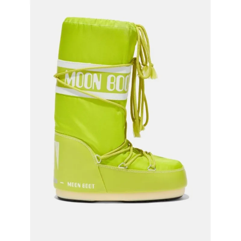 MOON BOOT CIZME ICON NYLON LIME
