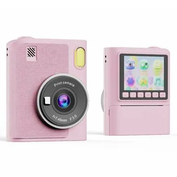 Z900 KIDS INSTANT PRINT CAMERA WITH CREATIVE FILTERS, 32GB MEMORY CARD - PINK