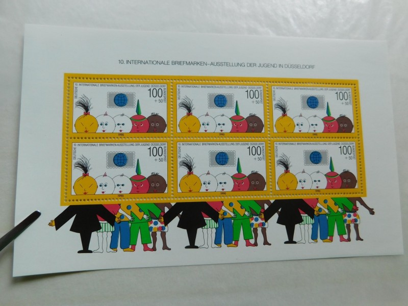 ** DEUTSCHE BUNDESPOST 1990 BLOK **