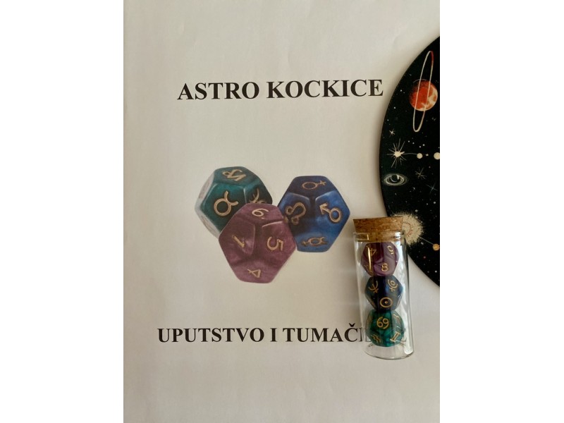 Astro kockice sa uputsvom za tumačenje