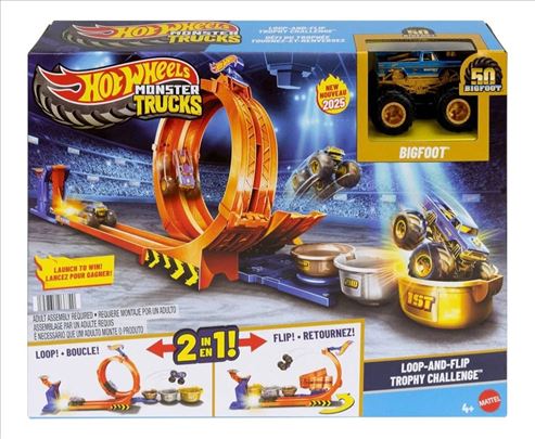 Hot Wheels Monster Loop and Flip 2u1 set