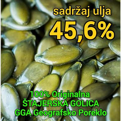 Premijum 100% Štajersko seme Bundeve Golice 1000g
