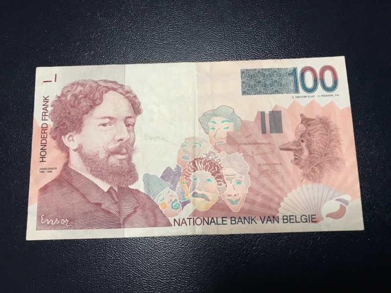 BELGIJA 100 FRANAKA.