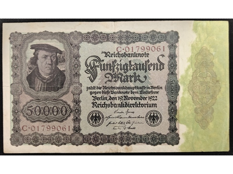 Nemačka - 50,000 mark 1922