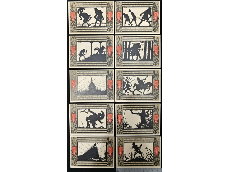 Nemačka (Detmold) - Notgeld - 1920 - Kompletan set