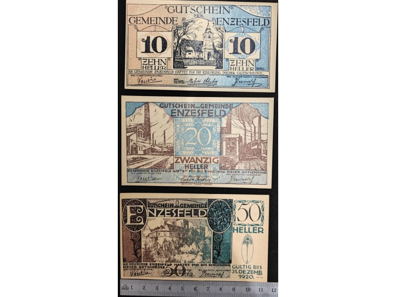 Austrija (Enzesfeld) - Notgeld - 1920
