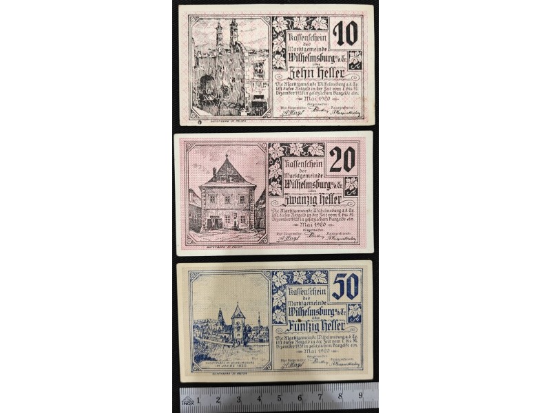 Austrija (Wilhelmsburg) - Notgeld - 1920