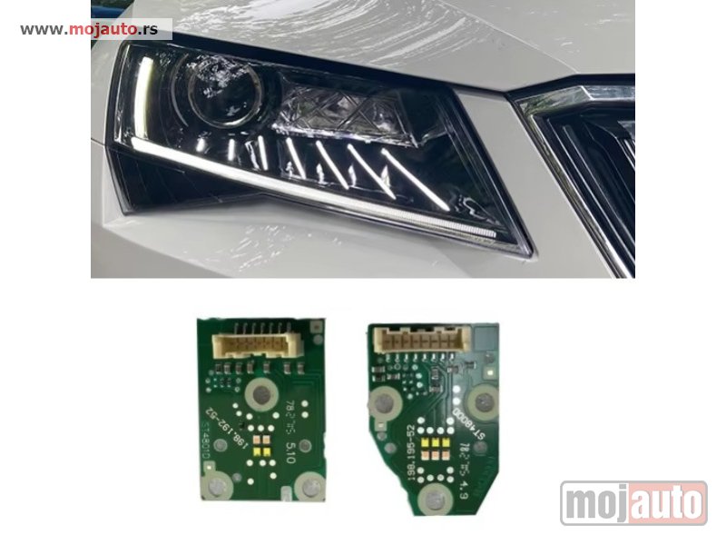 LED plocice, LED DRL driver Skoda superb desni far