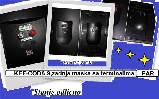 Zadnja maska za KEF-Koda sa konektorima