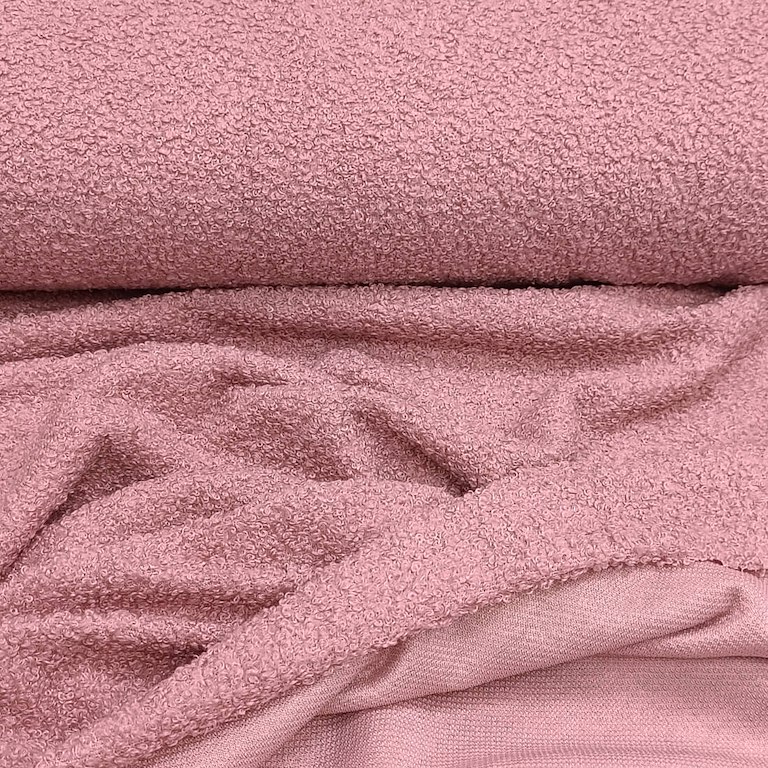 Teddy uni tanji mini kovrdže staro roze