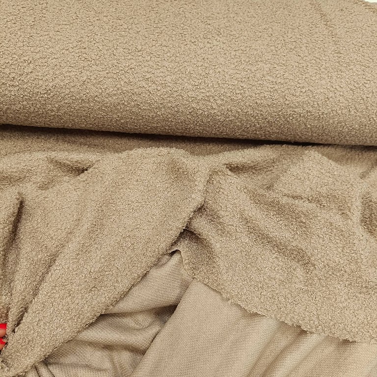 Teddy uni tanji mini kovrdže ekru svetlo krem