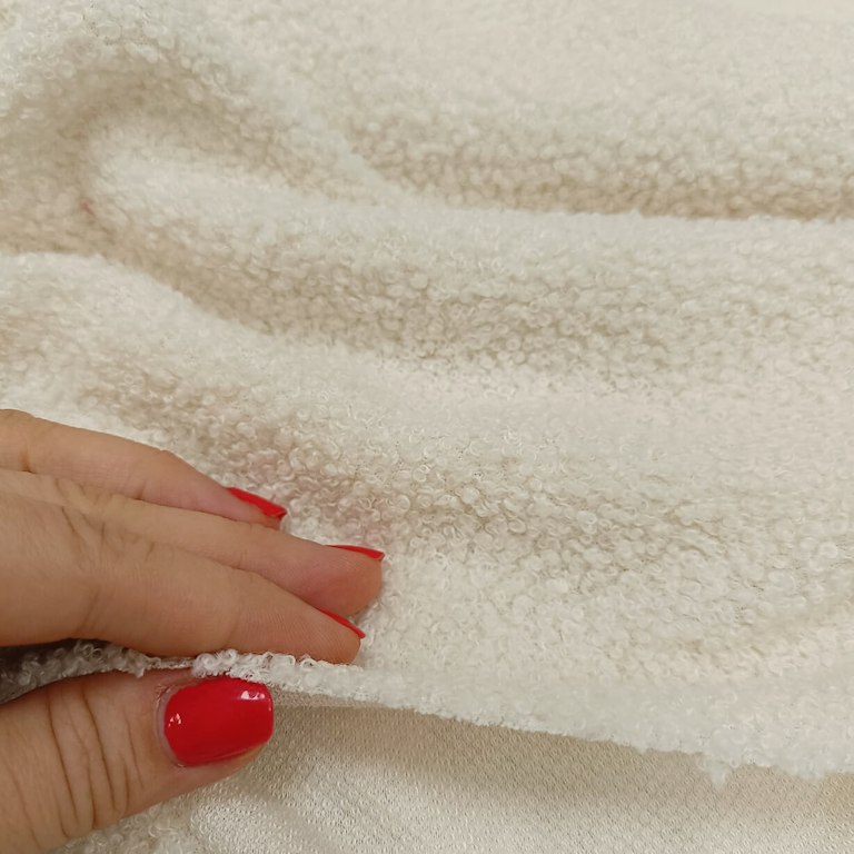 Teddy uni tanji mini kovrdže offwhite (mlečno beli)