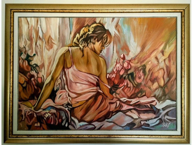NAKON BUĐENJA,Siniša Veličković, AK sl platno..80x60