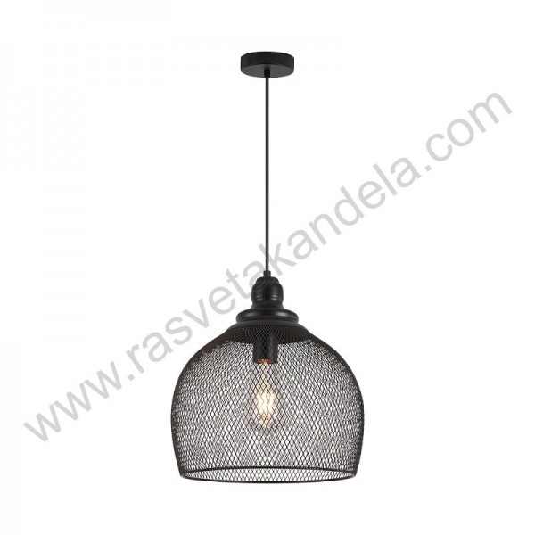 Visilica 1xE27 metalna crna BRY-W006R-1H