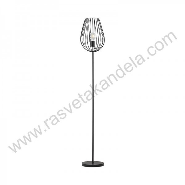 Podna lampa 1xE27 crna BRY-W005T-1H
