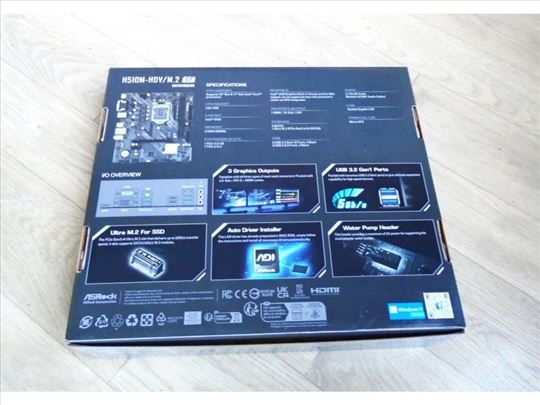 Matična Asrock H510 HDV/M.2 SE Garancija 12 meseci