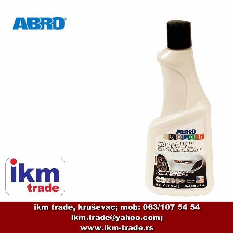 ABROColor® Colored Automotive Polish AB 301 B WHITE – auto polir beli 473ml