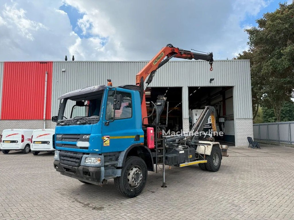 DAF CF75-310 / ENGINE RUNNING / PALFINGER PK10000 / FULL STEEL / 252 autodizalica nakon udesa