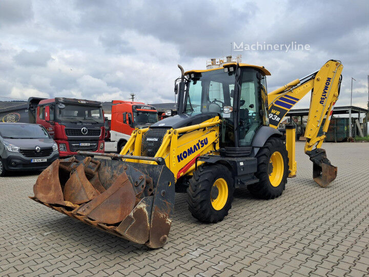 Komatsu wb93r-8 4x4 cupa multifunctionala 4 cupe brat telescopic bager-utovarivač