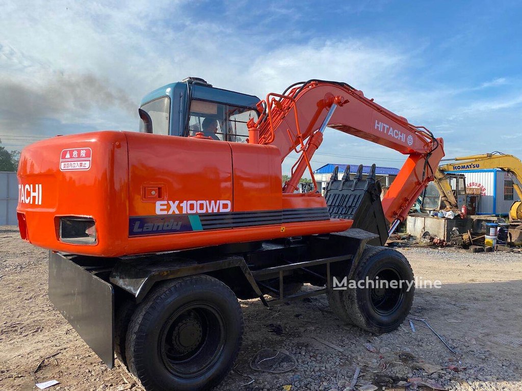 Hitachi EX100WD bager točkaš