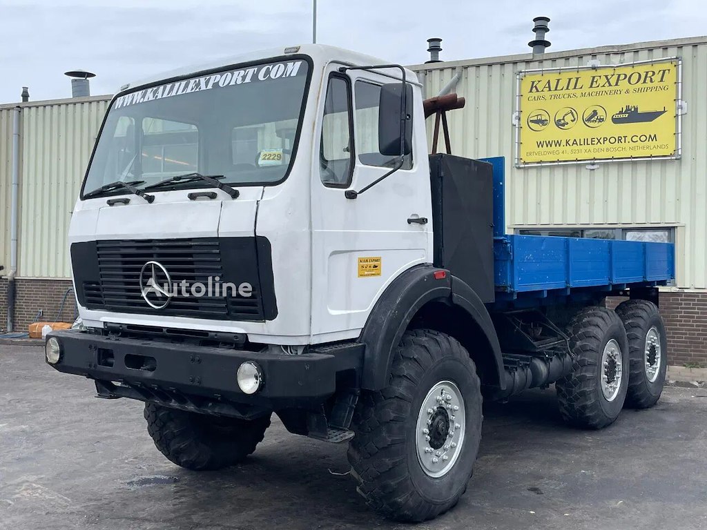 Mercedes-Benz SK 2626 Open Box 6x6 V8 ZF Big Axle Good Condition kamion s ravnom platformom